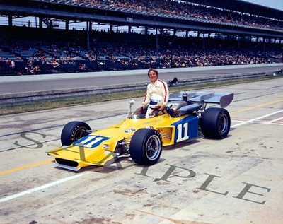 JIMMY CARRUTHERS 1972 #11 INDY 500 IN CAR CLOSE UP SHOT 8X10 GLOSSY ...