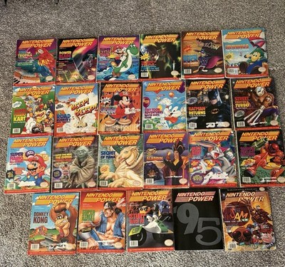 Nintendo Power Magazine Lot - 23 Issues From NES/SNES Era | eBay