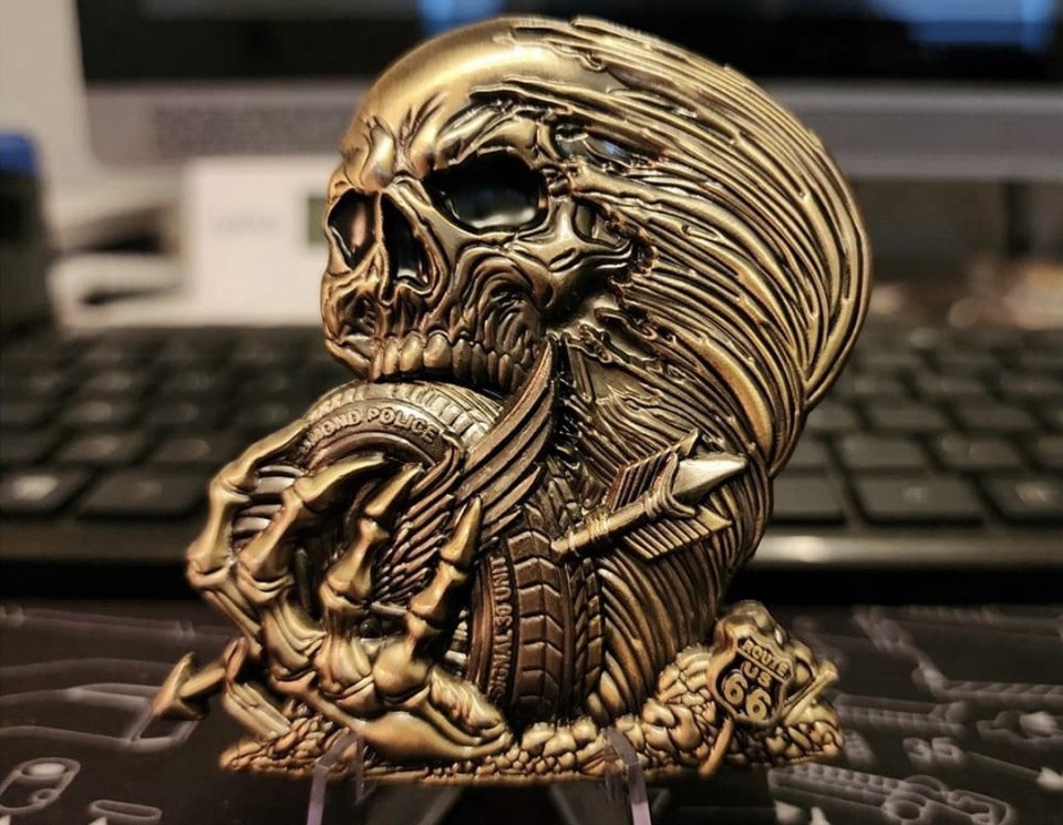 🌪️ 🤫 Police challenge coin - Detailed Mack Designed coin IFYKYK 🌪️ 🤫 | eBay