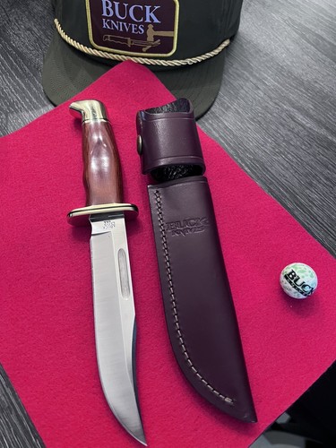 BUCK USA 119 BRASS POMMEL /GUARD SHEATH NO BOX. EXCELLENT CONDITION ...