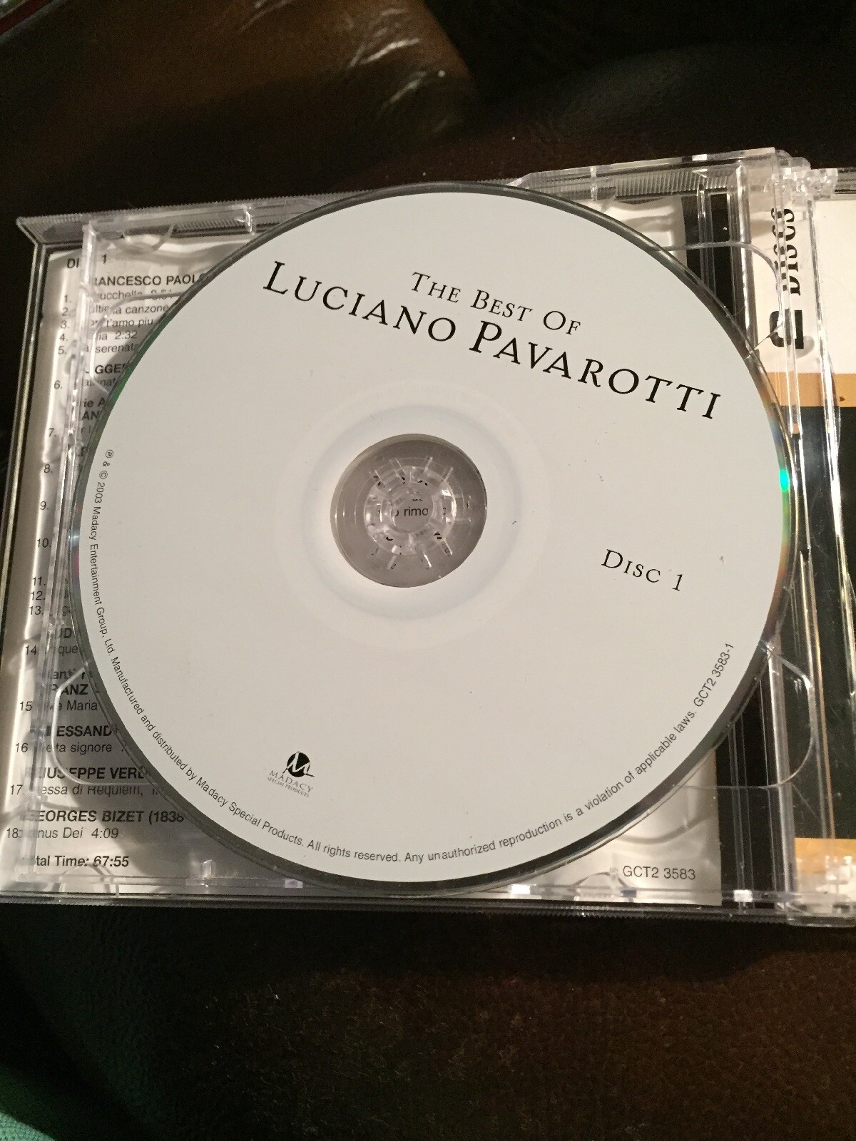 Best of Luciano Pavarotti [Madacy] (CD, Jan-2004, 2 Discs, Madacy ...