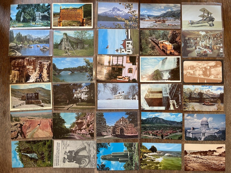 1000+ Vintage Postcard Lot - Chrome 1950's or Later Views Hotels ...