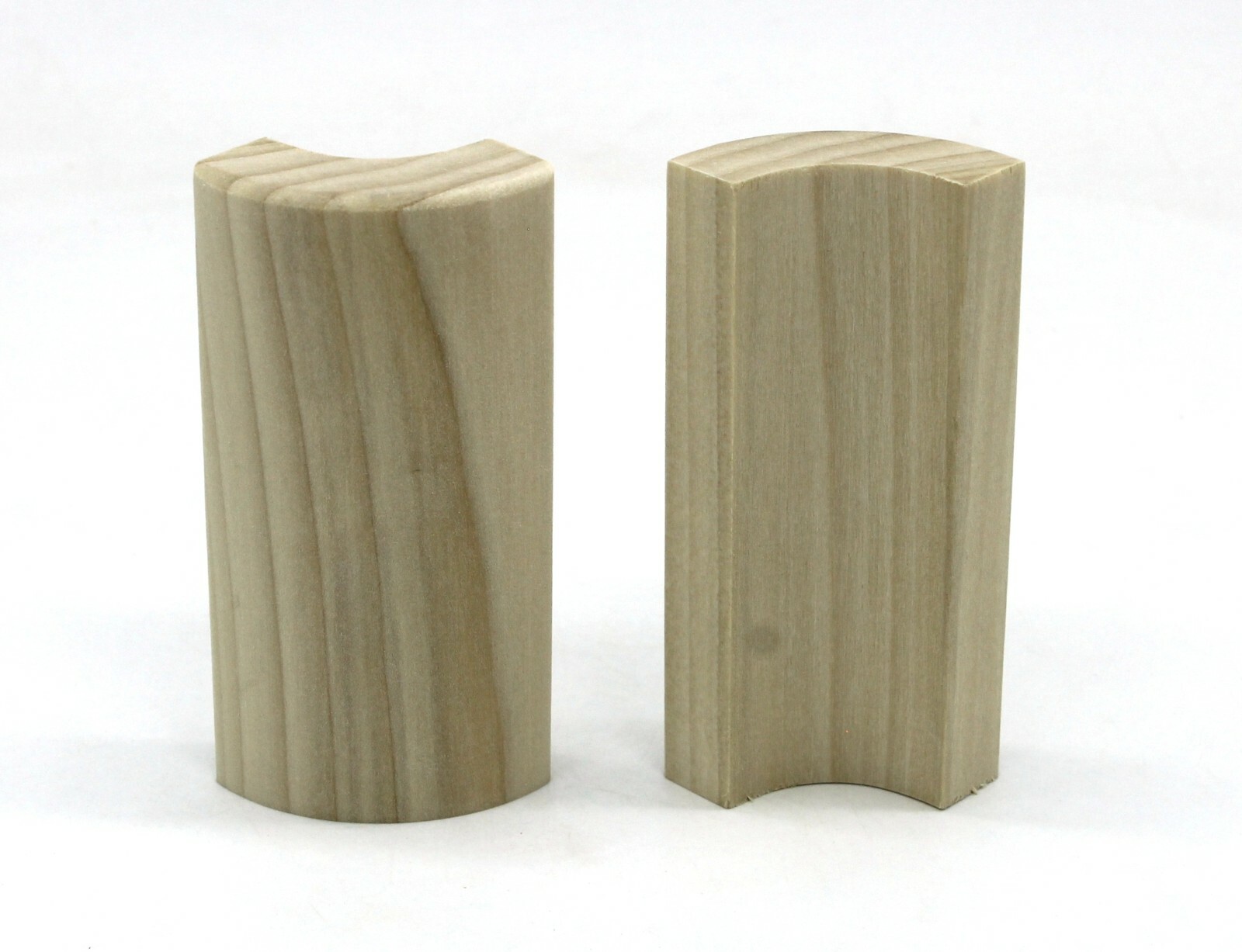 5/8" x 2" x 4" Poplar (Paint Grade) Outside Radius Corner Base Block ...