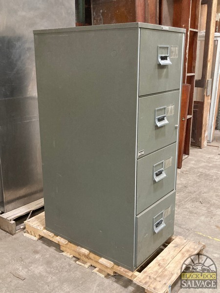 Vintage Fireproof File Cabinet, Victor Firemaster, Vertical 4 Drawer | eBay