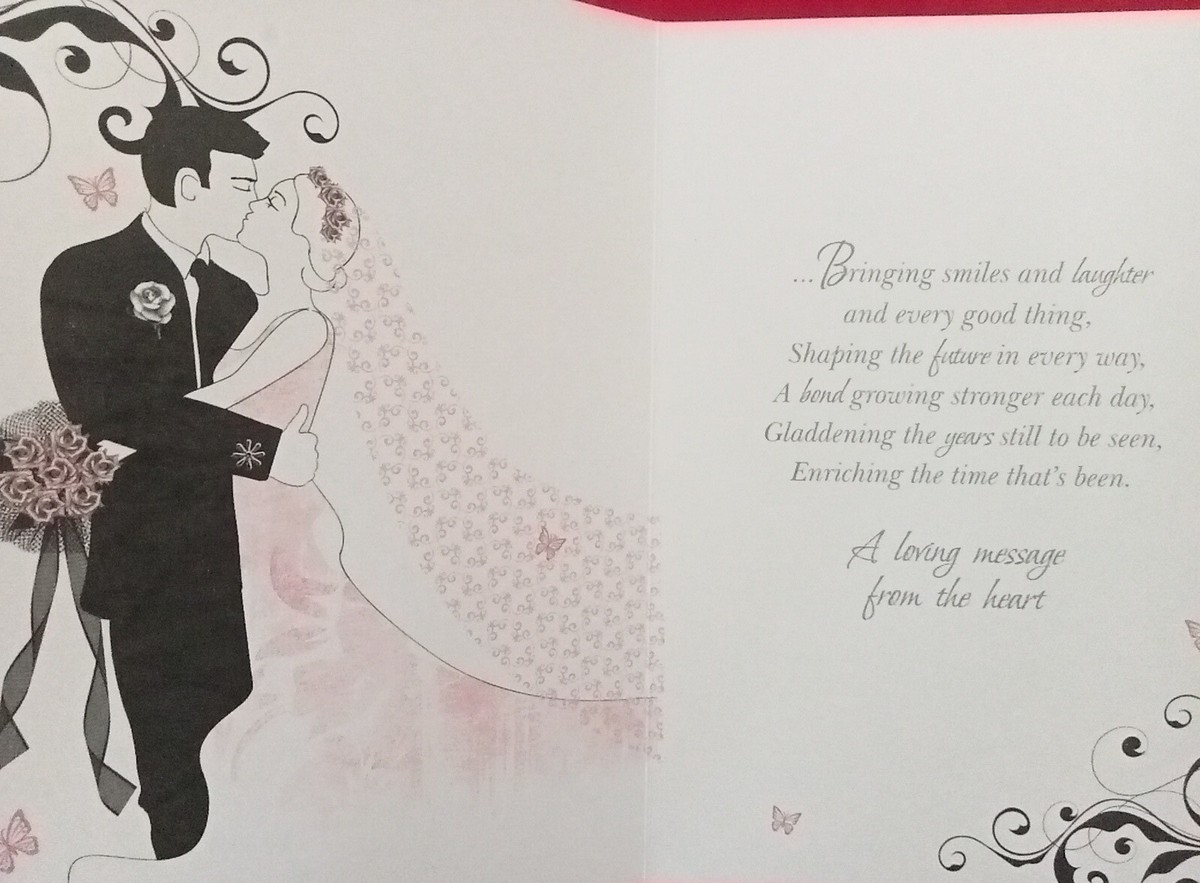 Poem Ruby Wedding Ruby Anniversary Card — Special Thoughts