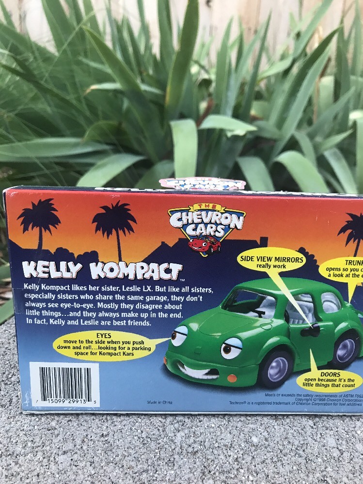 Chevron Cars 1998 Kelly Kompact Collectible Toy Car New 1998 Original ...