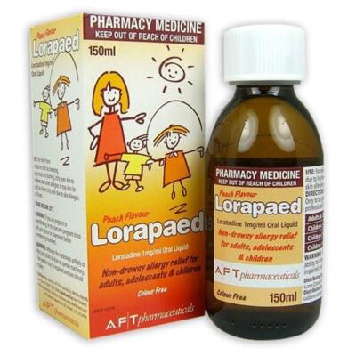 Lorapaed Antihistamine Liquid 1mg/ml 150ml | eBay Australia
