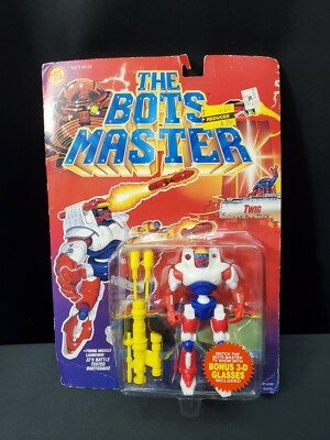 New on Card, THE BOTS MASTER Twig Robot Action Figure 1993 Toy Biz | eBay