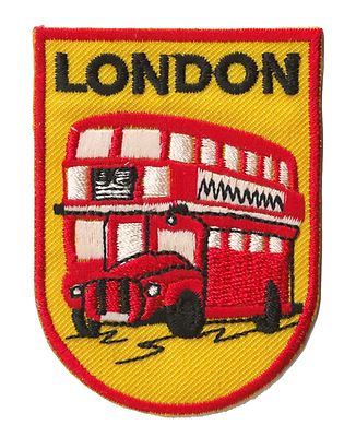 Ecusson patche London Londres patch voyage patch brodé thermocollant | eBay