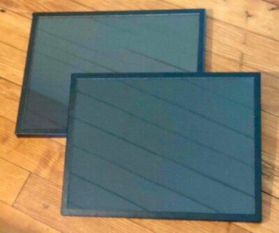 TWO Riker Display Cases 16"x12"x3/4" For WW2 German Cloth Insignia ...