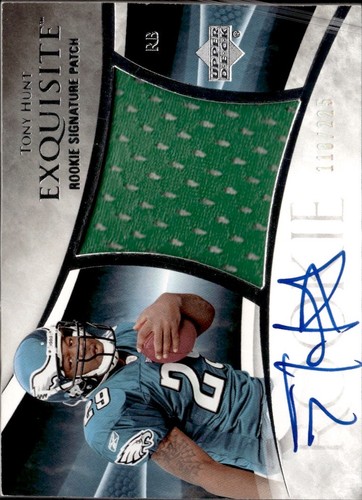 2007 Exquisite Tony Hunt Rookie RC Patch Auto /225 | eBay