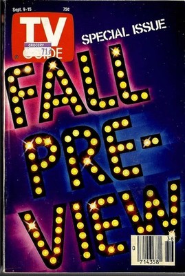 SEPT 1989 TV GUIDE.. FALL PREVIEW SPECIAL ISSUE No Mailing Label | eBay