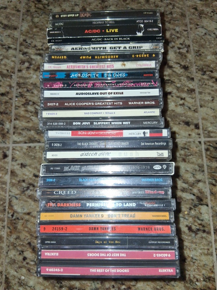 Hair metal,Rock Music CD Collection 88 Rock, Classic Rock, Alternative ...