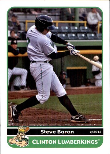 Steve Baron 2012 Grandstand Clinton LumberKings #4 RC FREE SHIP ...