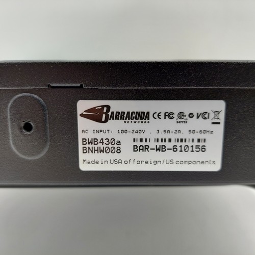 Barracuda BWB430a Networks Link Balancer 430 BNHW008 | eBay