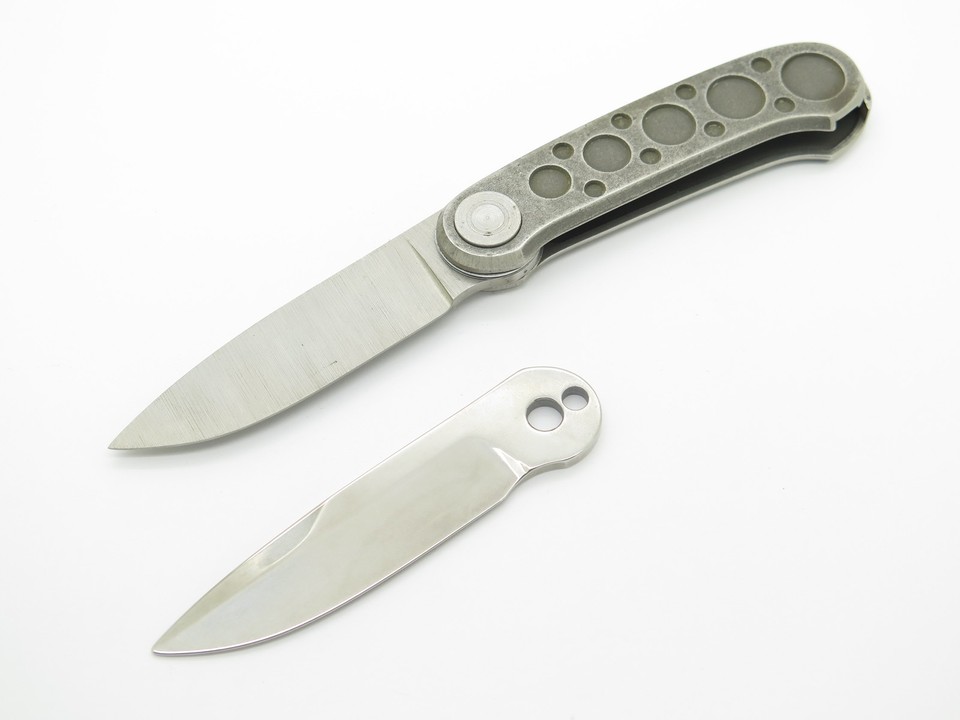 Vintage PCC Pacific Cutlery Barry Wood Swinglock Knife (Partially ...
