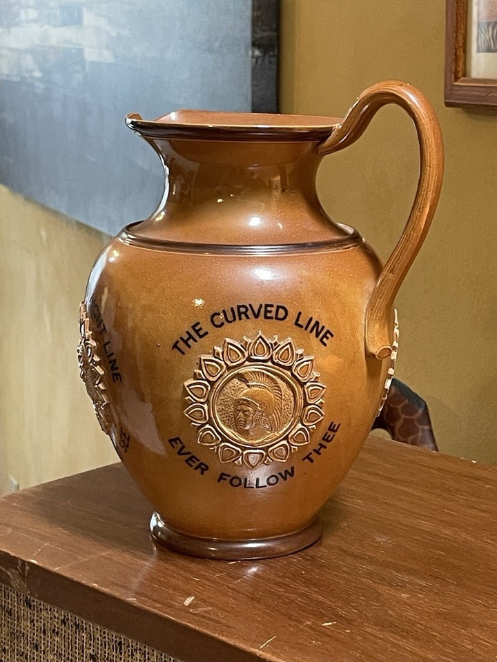 Antique Doulton Lambeth Stoneware Motto Jug 8724 | eBay