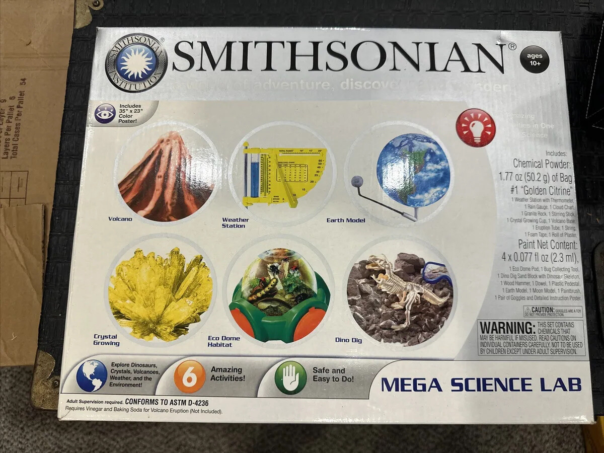 Smithsonian Mega Science Lab 6 Kit Set - 49009 for sale online | eBay