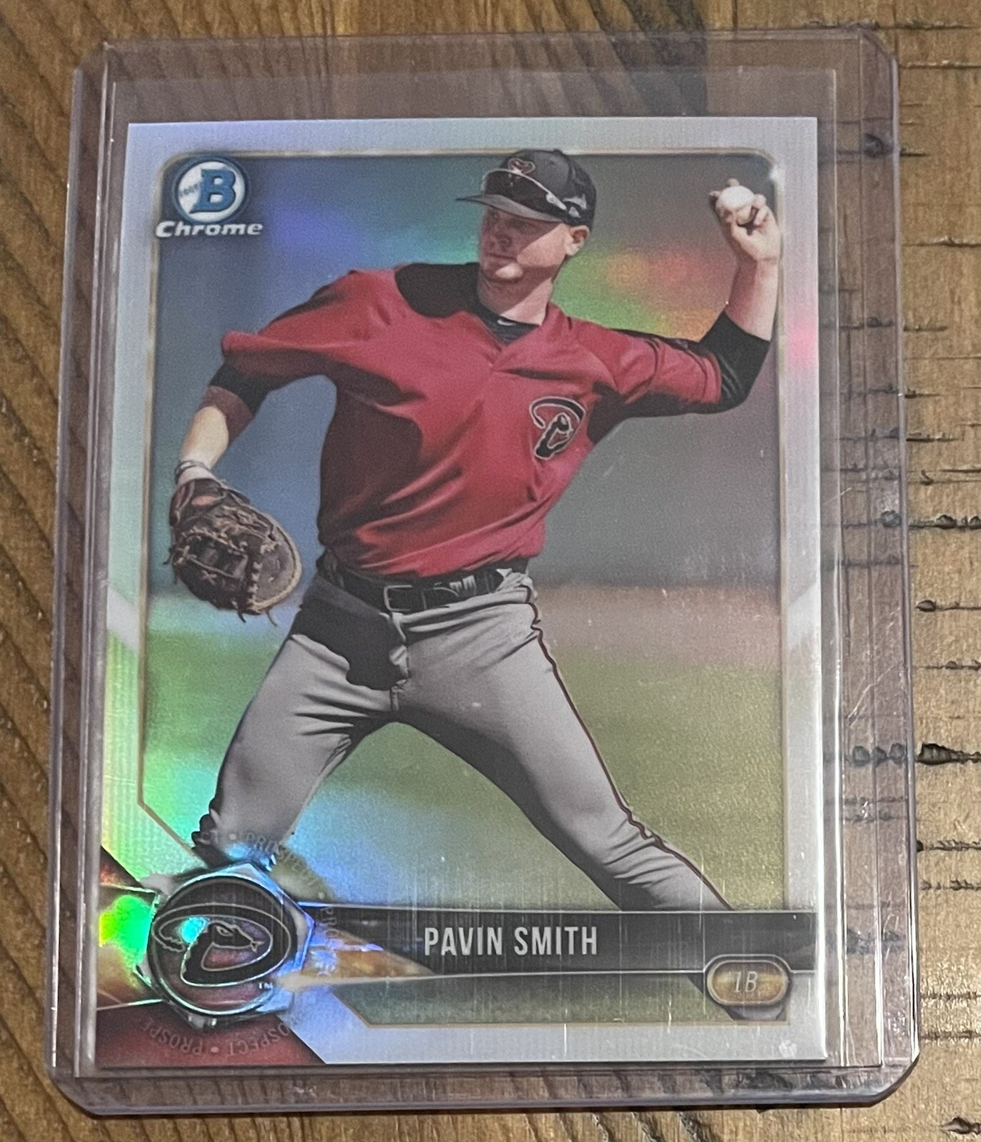 2018 Bowman Draft Chrome Refractor #BDC-131 Pavin Smith Arizona ...