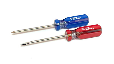 Pocket Screwdriver Set, Phillips/Cross & Flat/Slotted Blade, Length 4-3 ...