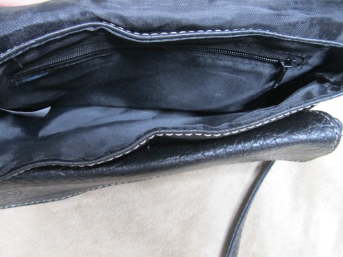 Koltov Black Crossbody Handbag Black Faux Leather | eBay