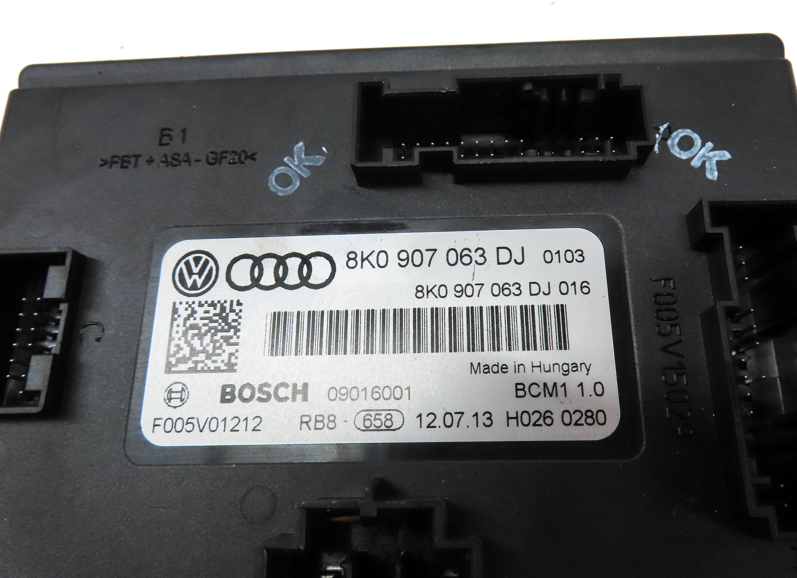 2013-2017 AUDI Q5 SQ5 (B8 8R) ONBOARD POWER SUPPLY BODY CONTROL MODULE ...