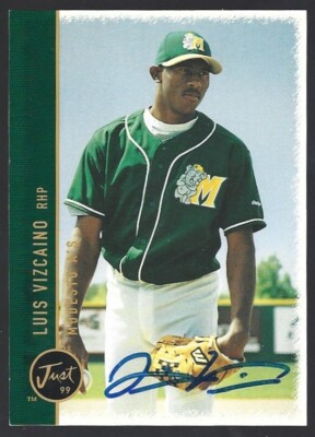 1999 Just Minors Luis Vizcaino #44 IP autograph signed card | eBay