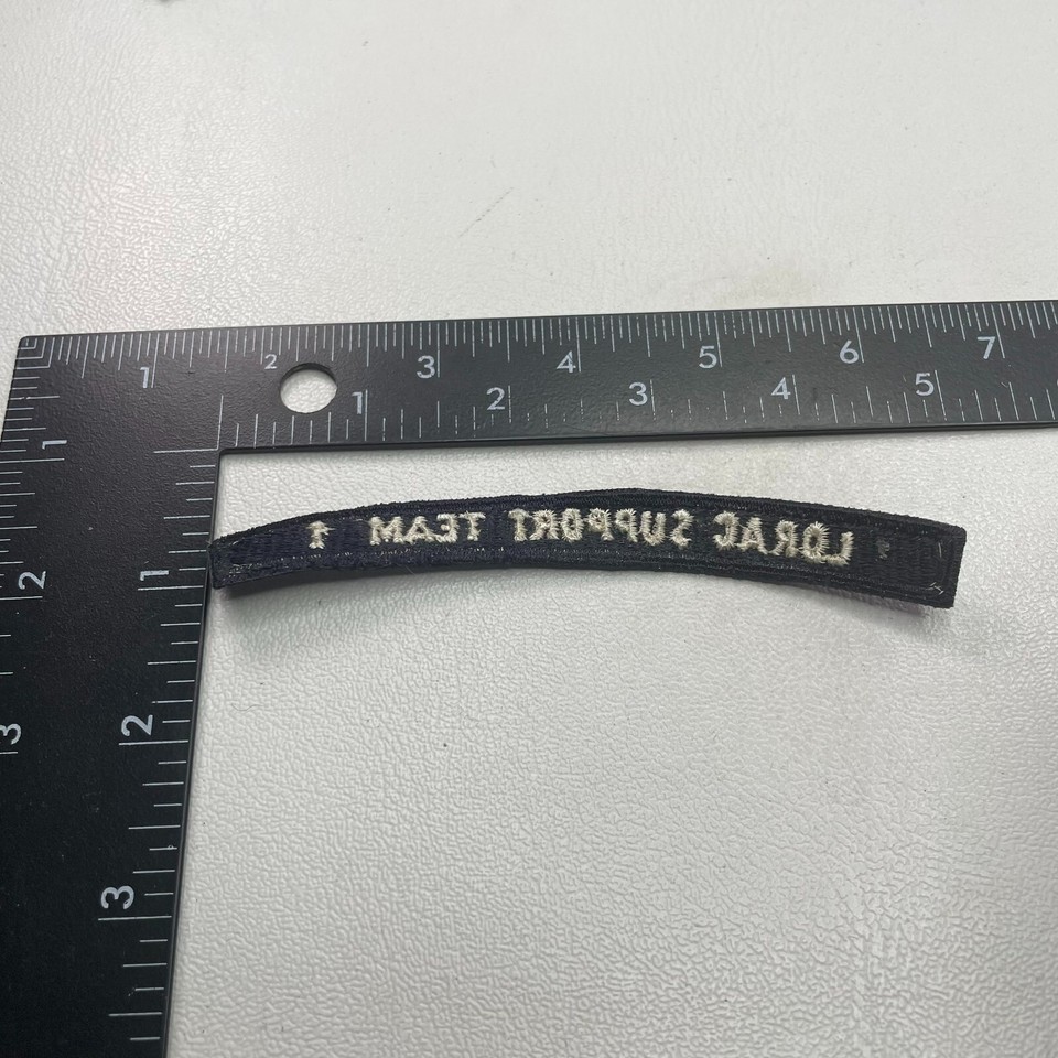 US Navy LONG RANGE ACCURACY LORAC SUPPORT TEAM 1 Tab Patch (Rocker, UIM ...