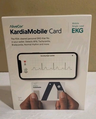 AliveCor - KardiaMobile Card Personal EKG 850214007278| eBay
