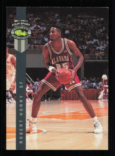 1992 Classic Four Sport #30 Robert Horry Basketball ALABAMA NM | eBay