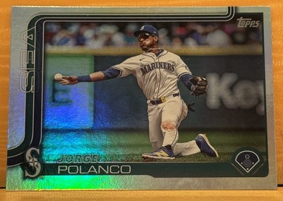 2025 Topps Series 2 Jorge Polanco Rainbow Foil Seattle Mariners #361 | eBay