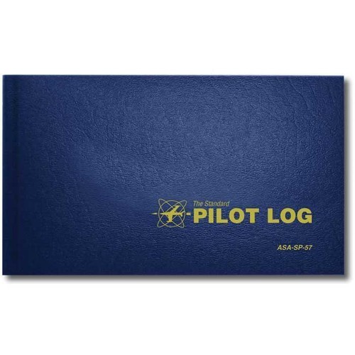 NEW ASA Standard Navy Blue Pilot Logbook: Elevate Your Flight Records ...
