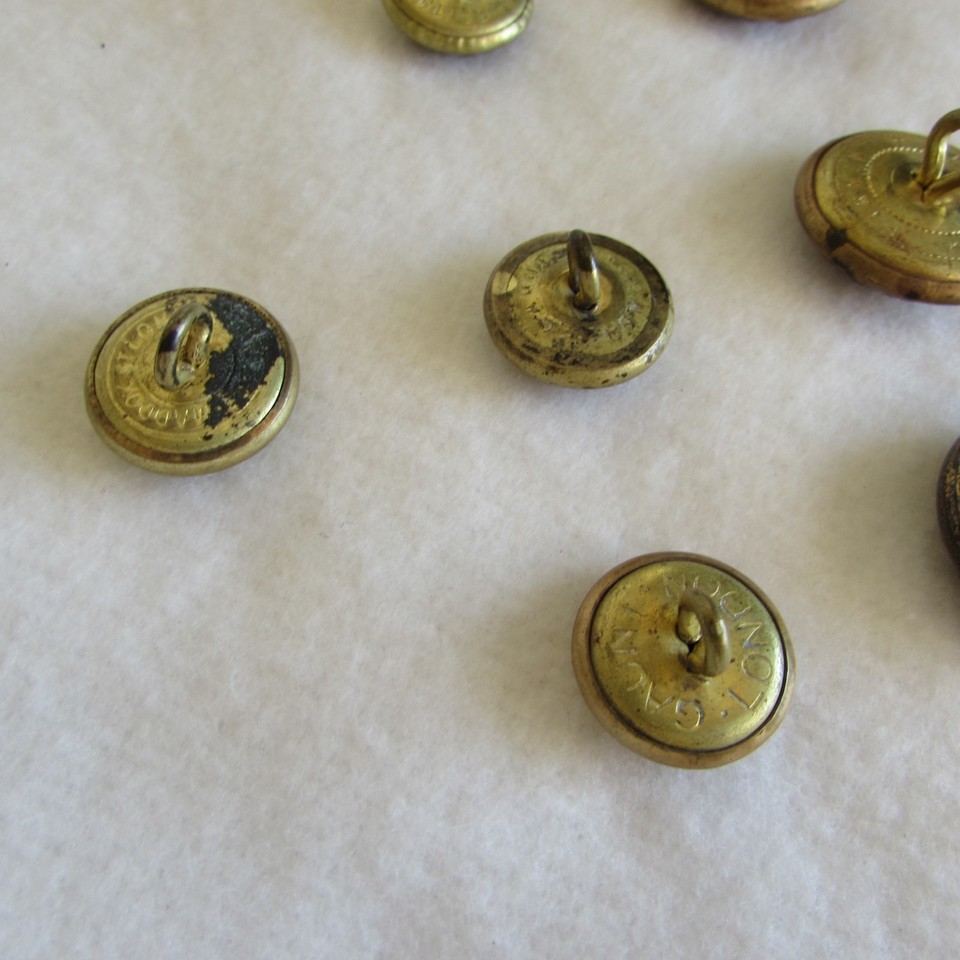 Vintage UK Royal Marines Buttons WWII Gaunt , Smith & Wright, Firmin | eBay