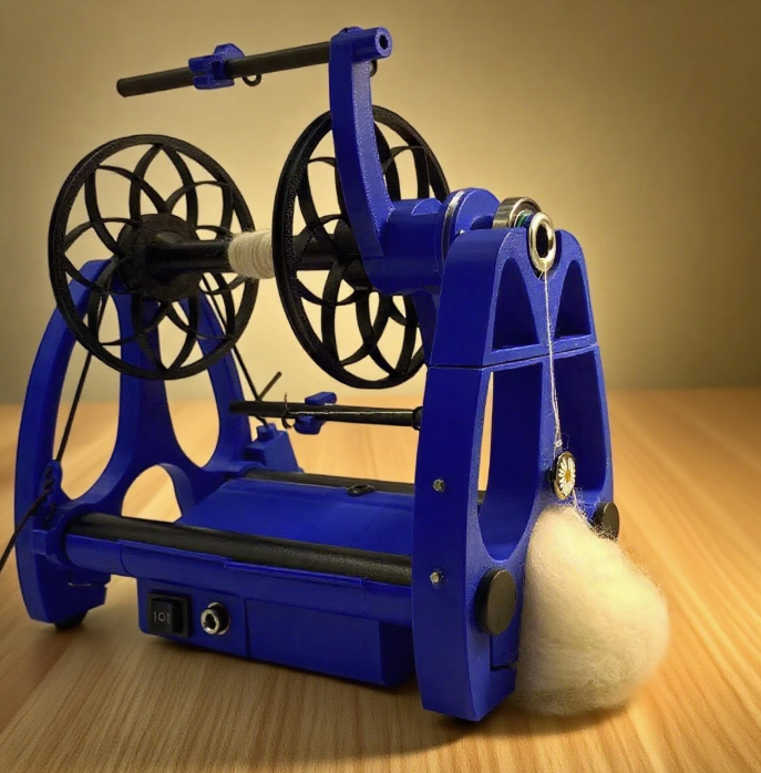 12V 800RPM Household Large Electric Spinning Wheel Small Wool Spinning ...