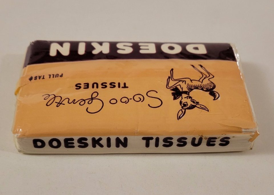 1952 DOESKIN TISSUES with 1952 TOPPS WINGS #7 CARD Inside UNOPENED PACK ...