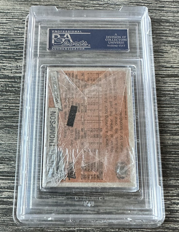 1981 Topps Joe Montana Rookie on Top Cello Pack PSA 7 HOF | eBay