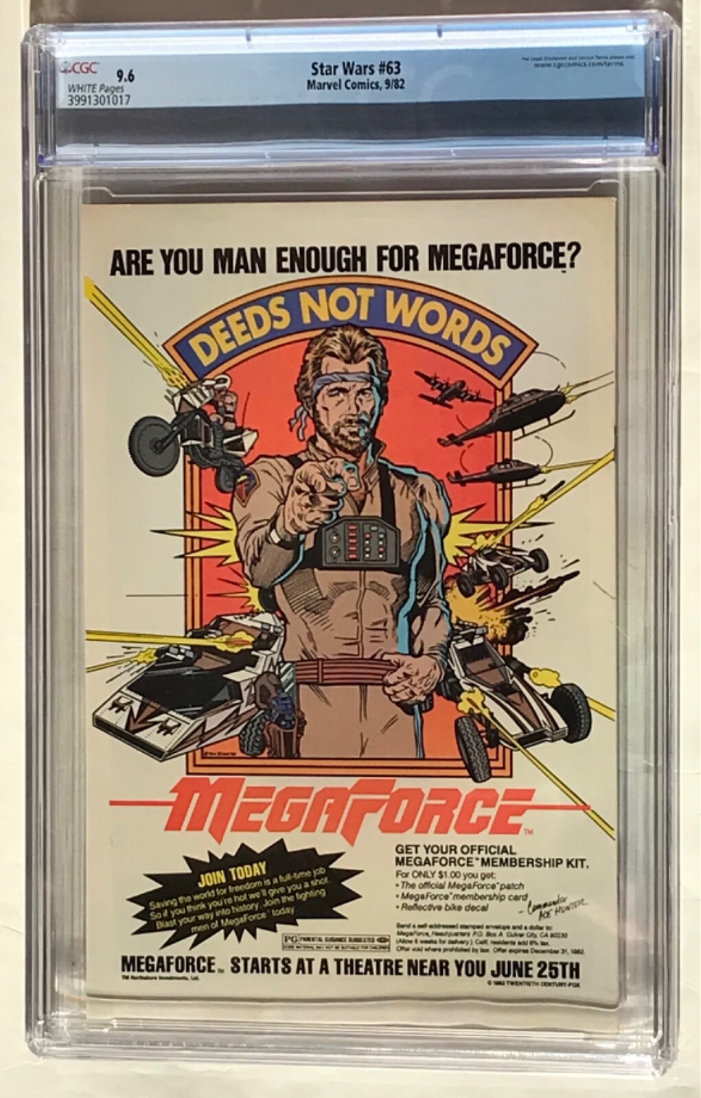 Star Wars #63 CGC 9.6 Return of Shira Brie. Darth Vader, Plif, Adm ...