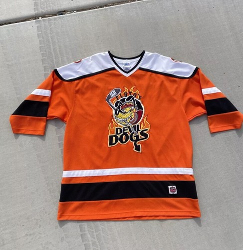 Vintage 2001 Disneyland Resort Devil Dogs Pluto K9 Hockey Jersey Men's ...