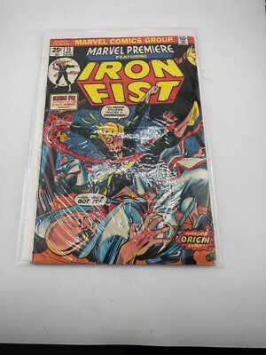 1974 MARVEL PREMIERE #15 IRON FIST ORIGIN & 1st APPEARANCE - | eBay