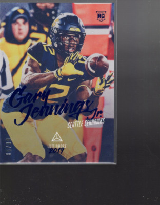 B1724- 2019 Panini Luminance Blue #185 Gary Jennings Jr 99 - NM-MT ...