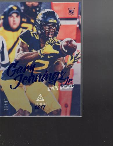 B1724- 2019 Panini Luminance Blue #185 Gary Jennings Jr 99 - NM-MT ...