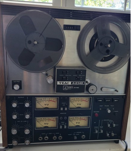 Vintage TEAC A-2340R - Audio 4 Channel Reel to Reel Tape Deck Recording ...