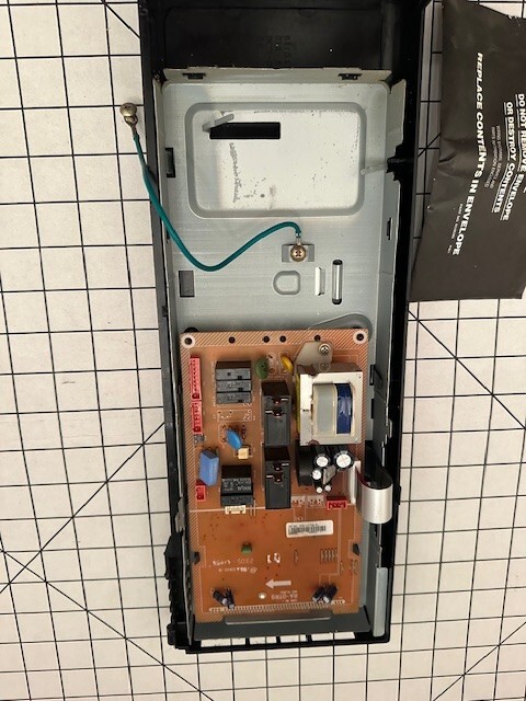 GE Microwave Control Panel - Black (GE Black Touchpad ( Part Number ...