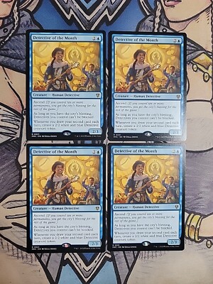 4x Detective of the Month - NM/M MKC MTG Magic the Gathering | eBay