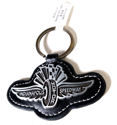 INDIANAPOLIS MOTOR SPEEDWAY LEATHER/METAL KEYCHAIN | eBay