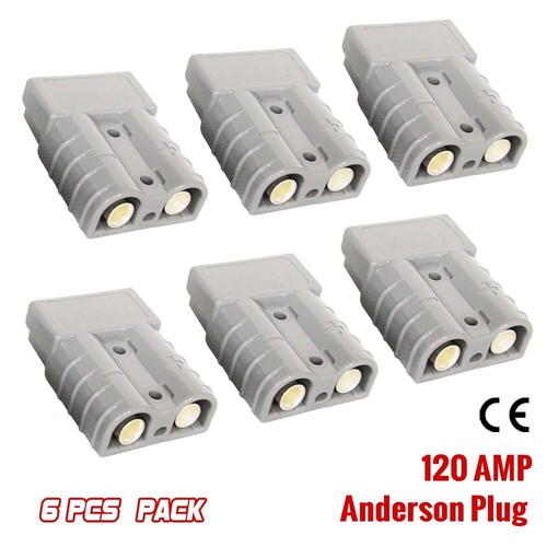6x 120A AMP ANDERSON STYLE PLUG POWER CONNECTOR CARAVAN TRUCK CARAVAN ...