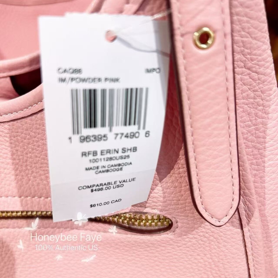 NWT Coach Erin Shoulder Bag In Signature Canvas CAQ87/CAQ86 | eBay