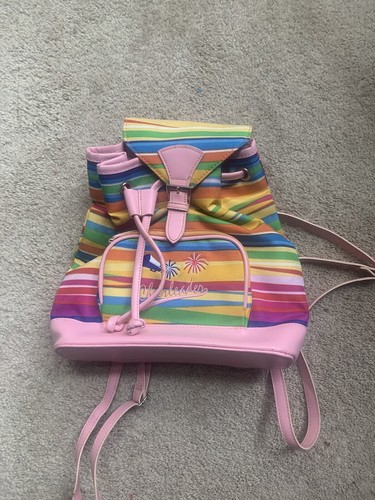 Y2K CHEERLEADER MINI BACKPACK DEGRASSI PINK MULTI-COLOR RAINBOW | eBay