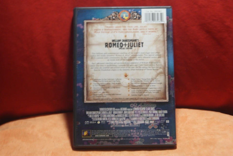 William Shakespeares Romeo & Juliet (DVD 2002 Special Edition) Leonardo ...
