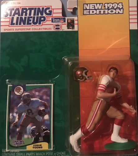 1994 Starting Lineup Steve Young Figure San Francisco 49ers NFL SLU NEW ...